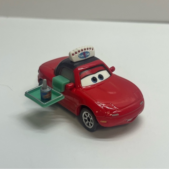 Disney | Toys | Disney Pixar Cars Mia Twin Waitress Flackco Tray ...